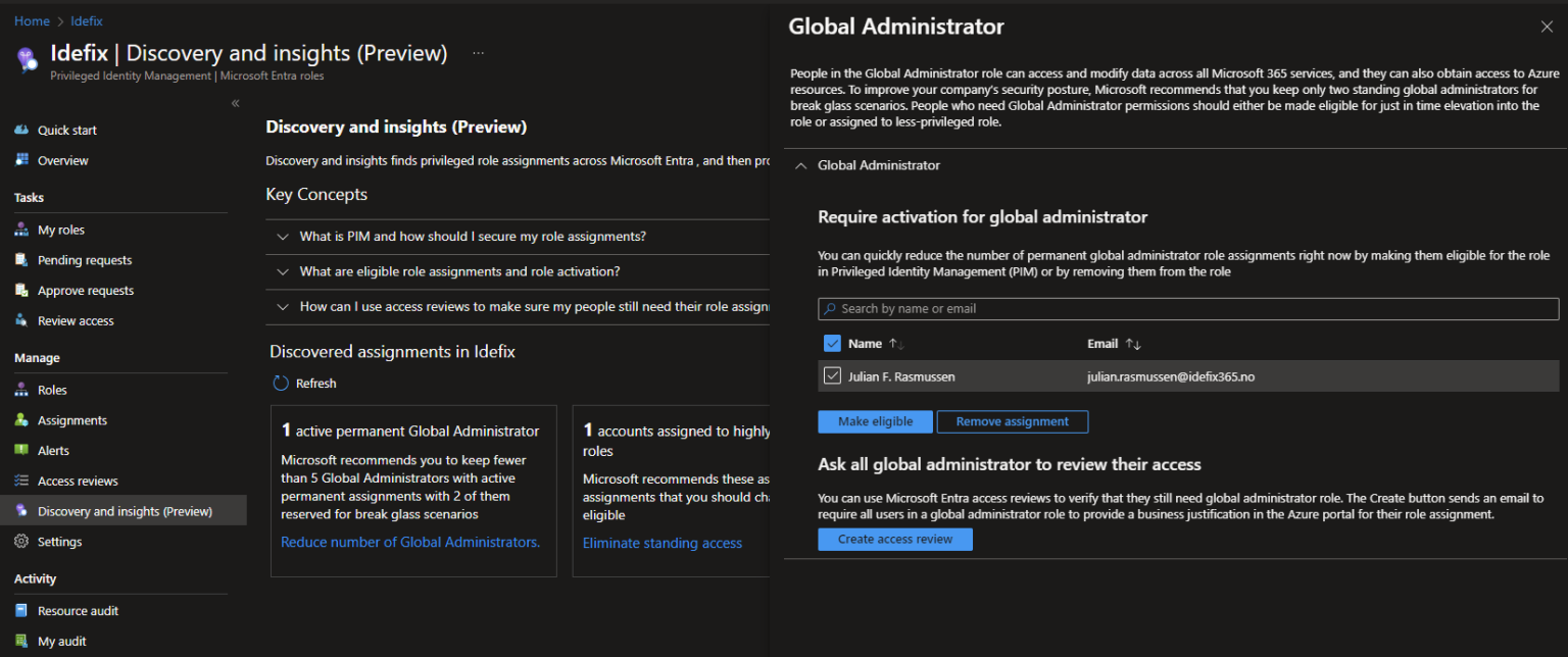Entra ID PIM – Discovery & Insights – IdefixWiki Entra ID PIM – Discovery & Insights – IdefixWiki