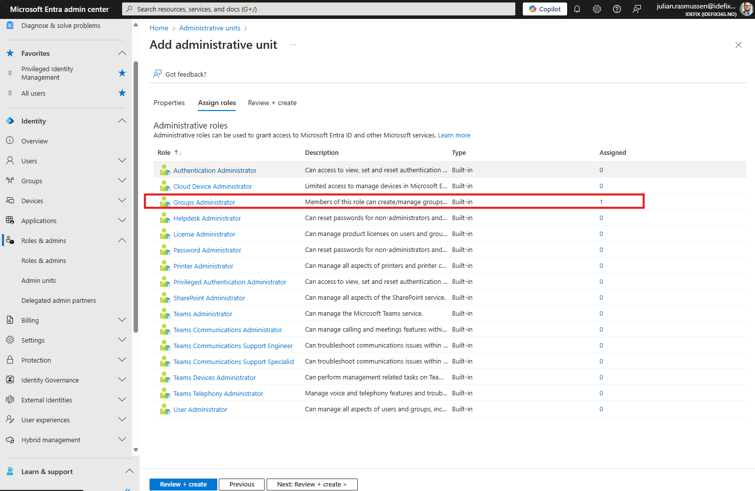Secure your conditional access with Admin units – IdefixWiki