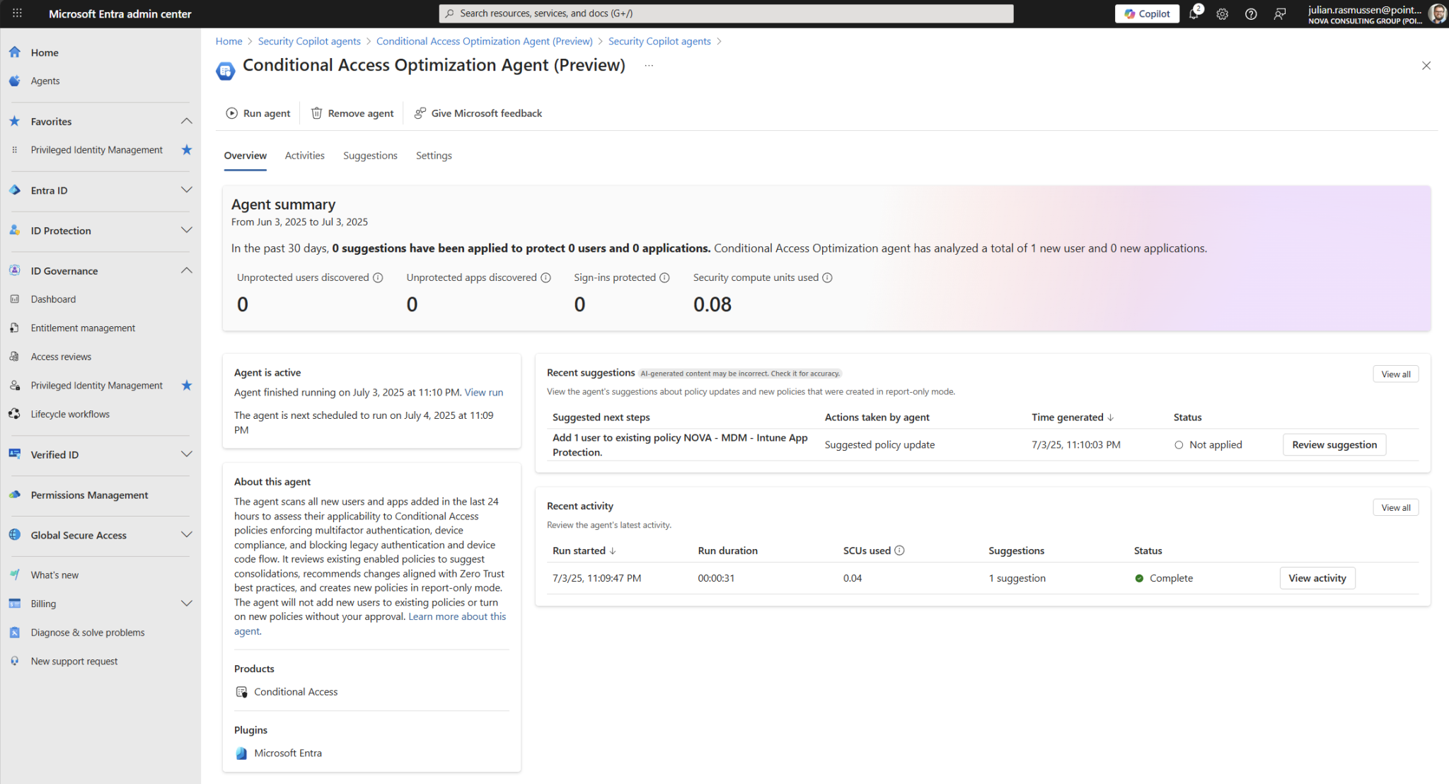 Conditional Access Optimization Agent – IdefixWiki